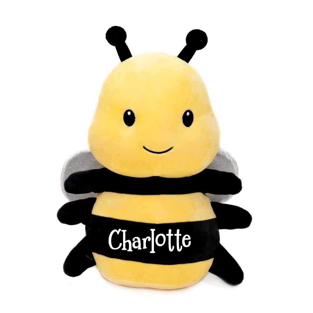 Personalized Valentines Day Gift Plush Stuffed Animal Toys (Personalized Honey Bee)