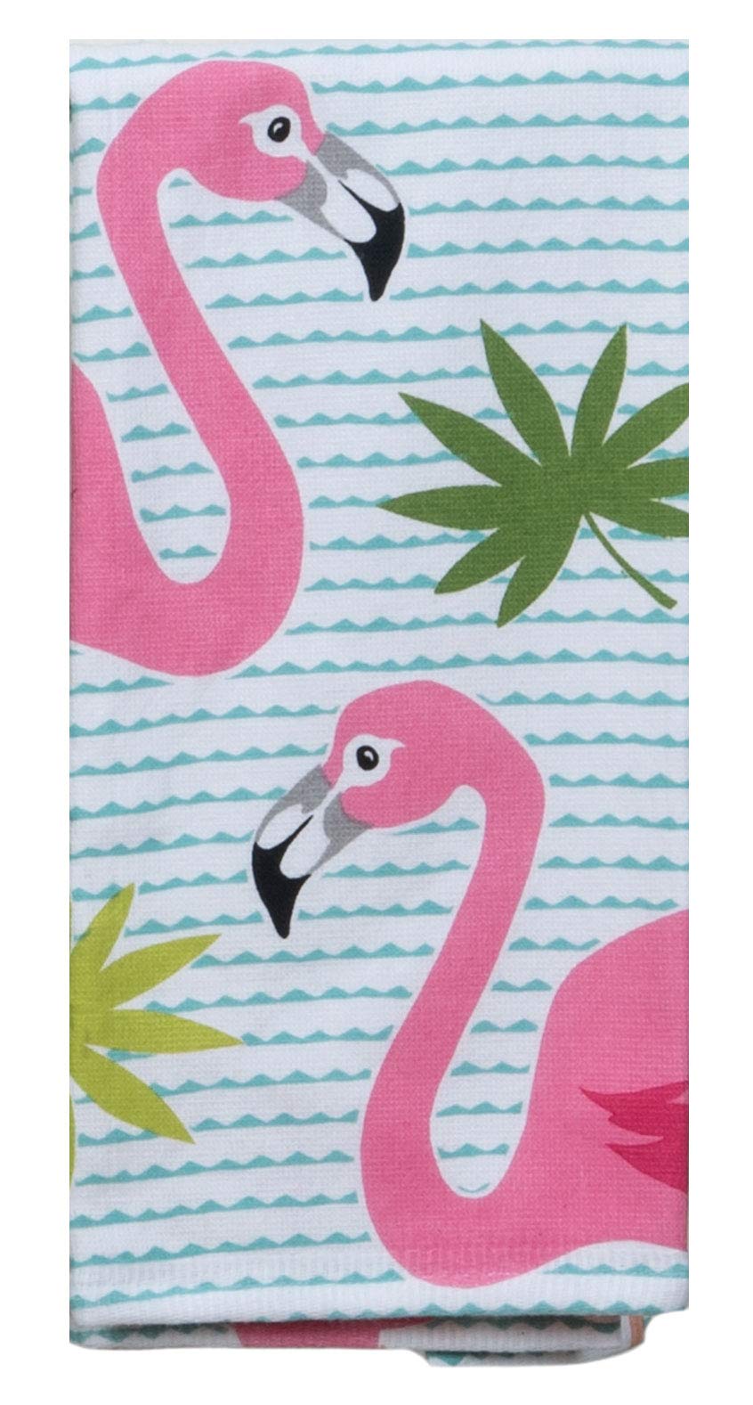 Kay Dee Designs 2 Piece Flamingo Kitchen bundle - 2 Dual Purpose Towels
