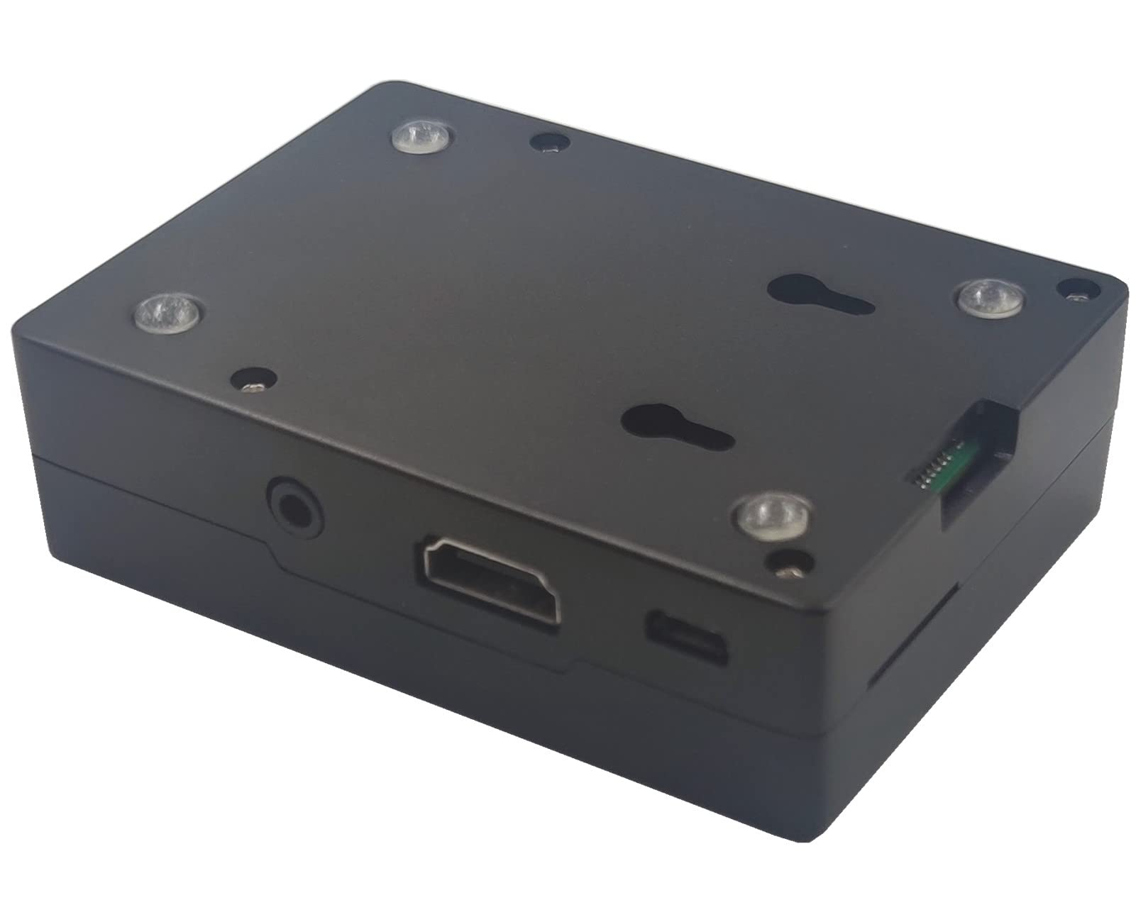 Raspberry Pi 3 Case, Aluminum Alloy Case for Raspberry Pi 3B+, Black Box Metal Shell Passive Cooling Enlosure Case for Raspberry Pi 3 Model B (Black)