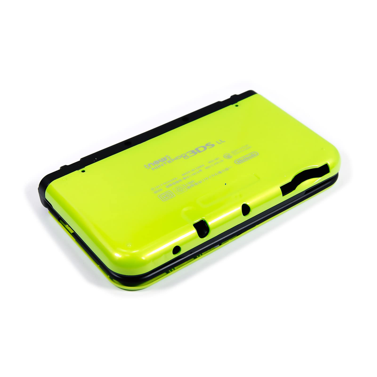 New for New3DS XL Housing Case Shell Green Color Replacement, for Nintendo New 3DS XL LL New3DSXL Handheld Console, Outer Casing Faceplate Top Bottom Back Cover Plates 5 PCS Set Spare Parts