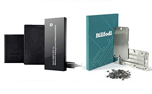 Keepkey + Billfodl Cryptocurrency Hardware Wallet with SteelWallet Cold Seed Storage (2 Items)