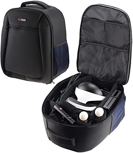 Navitech Rugged Black VR Backpack Compatible With Bnext VR Headset