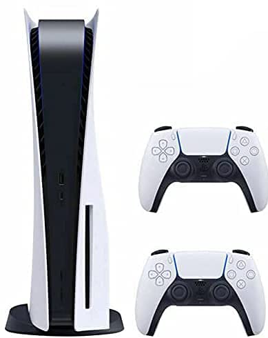 Playstation 5 Disc Version PS5 Console - Additional Controller, 4K-TV Gaming, 16GB GDDR6 RAM, 8-K Output, WiFi-6. Ultra-High Speed 825GB S.S.D - U Deal