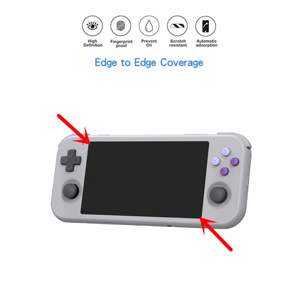 MIHENCE [ 3PCS Compatible for Retroid Pocket 3/3 Plus Screen Protector, PET Premium Real HD Protective Film Compatible for Pocket 3-4.7 Inch Retro Game Handheld Console