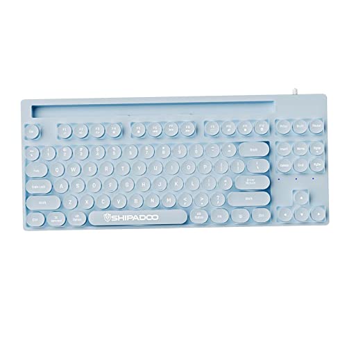 Ronyme Mechanical Gaming Keyboard Delicate Touch Replacement Plug and Play Wired Keypad for Desktop, Blue