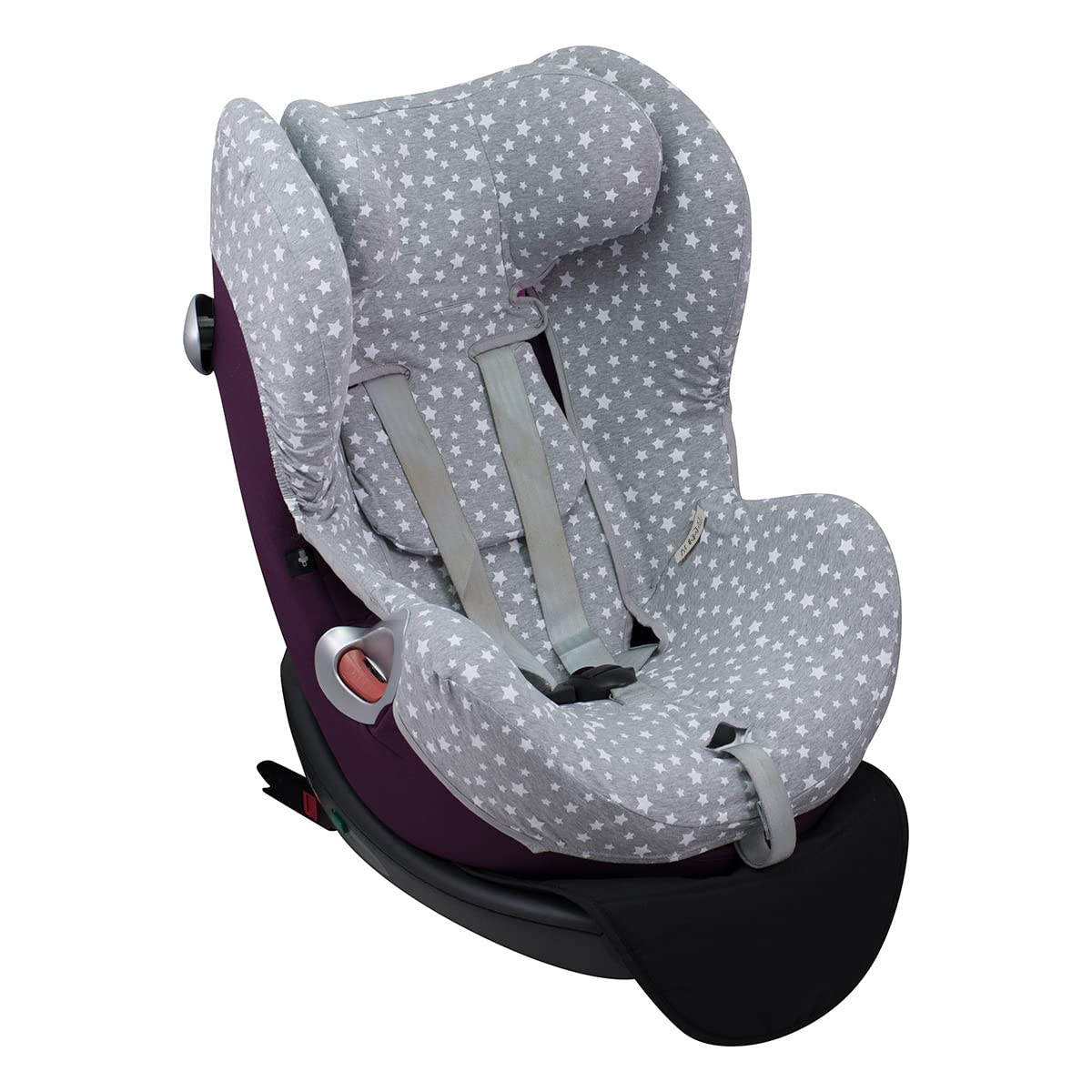 JYOKO Kids Cotton Cover Liner Compatible with Cybex Sirona - M2 I-Size (White Star, SIRONA)