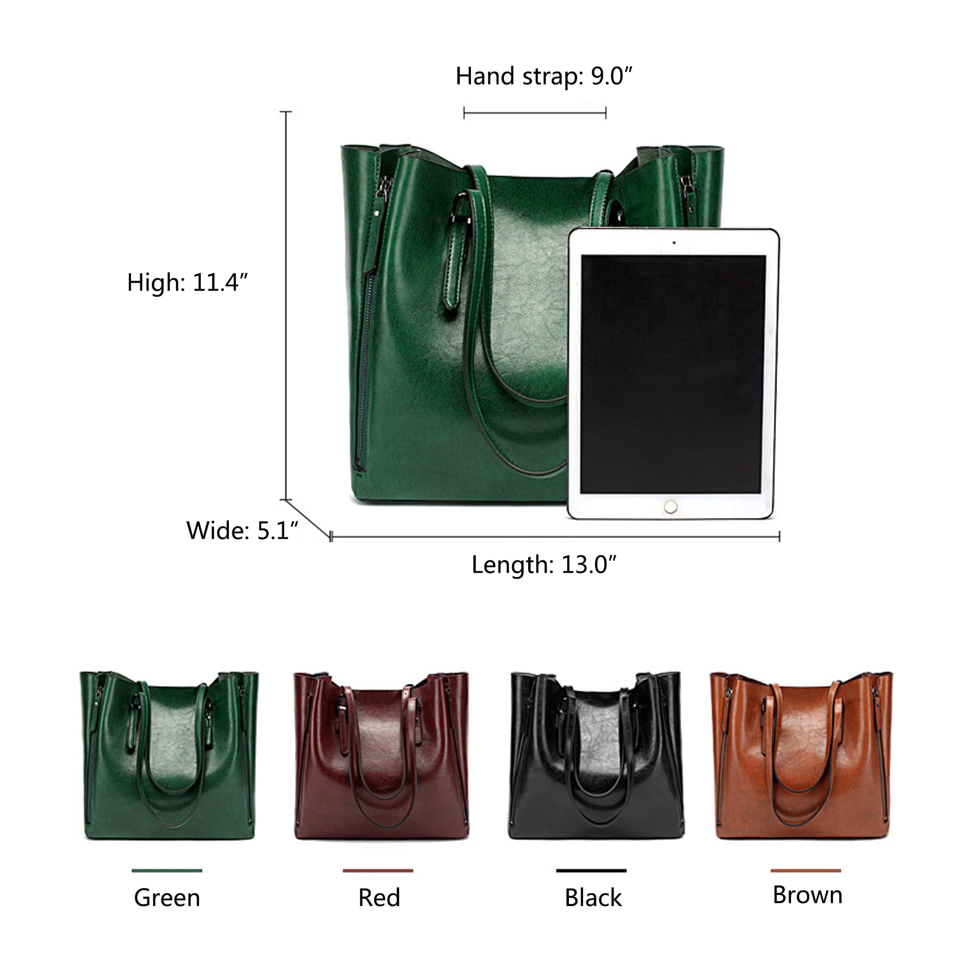 KKP Hobo Purses Shoulder Handbags for Women -Large Soft PU Leather Tote Bag