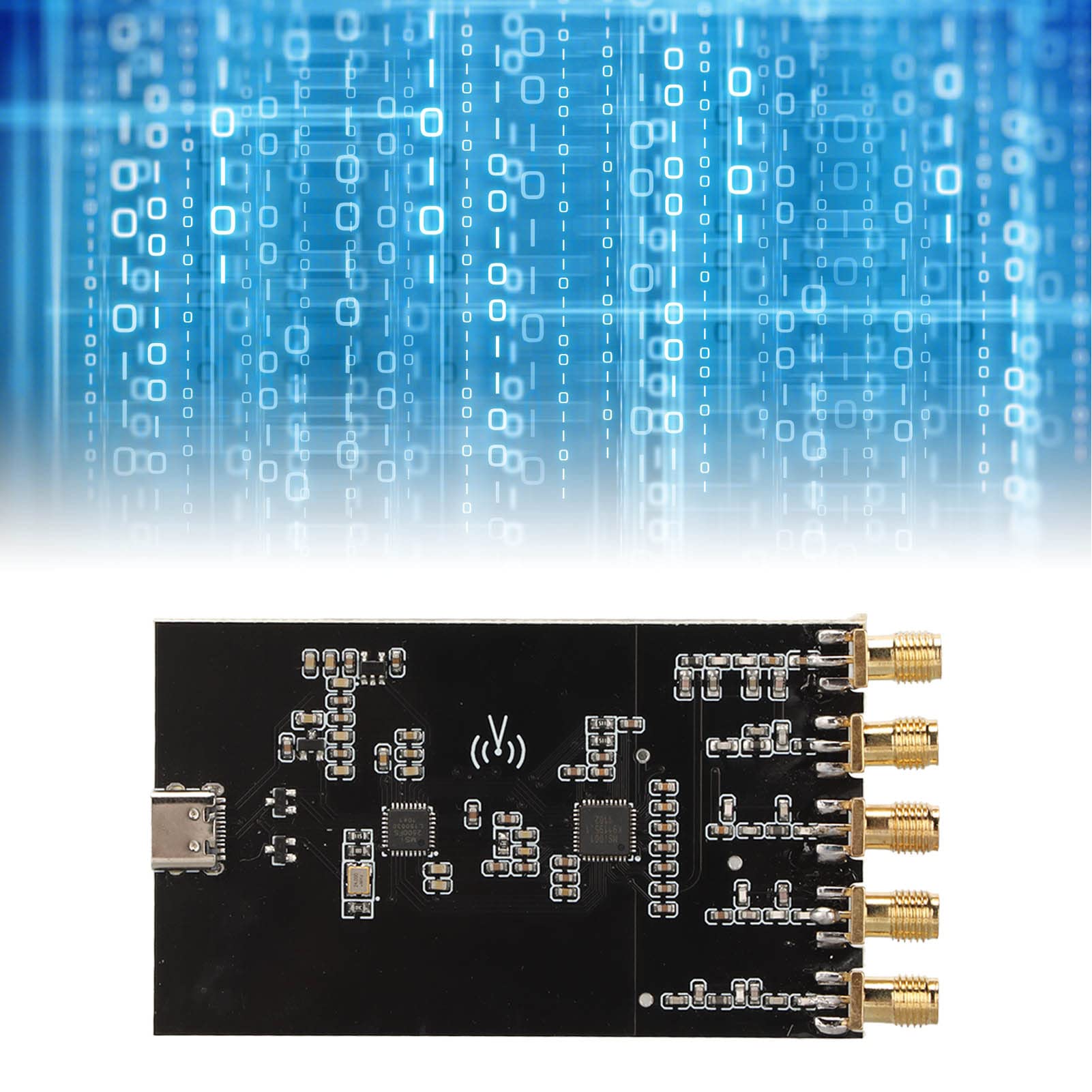 Pomya SDR RSP1 Radio Receiver, 10KHz‑1GHz Ham Radio Receiver for RSP HF AM FM SSB, ATc SSTV ISS Aviation Band Receiver for Win, for Linux, for Android