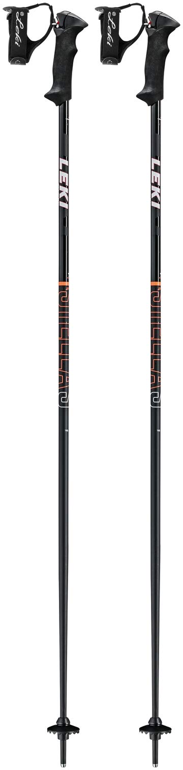 LEKI Stella S Ski Pole Pair - Women's Black/Coral 115