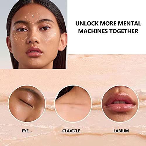 iYanoc 2Pcs New Magic Invisible Pore Cream Stick, Magical Pore Eraser,Hydrating Primer Face Shimmer Stick, Face Color Makeup Stick,Invisible Pore Primer Stick Moisturizing, white