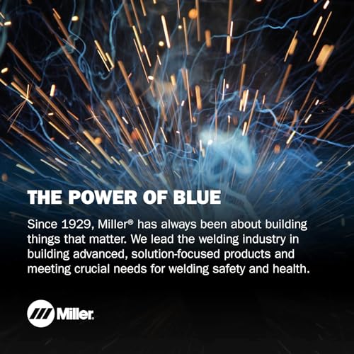 Miller 289808 Digital Performance Welding Helmet (Crusher) - Auto-Darkening Welding Helmet with Clearlight 2.0 Technology - Lightweight Welding Hood - Welding Mask Head Protection Gear