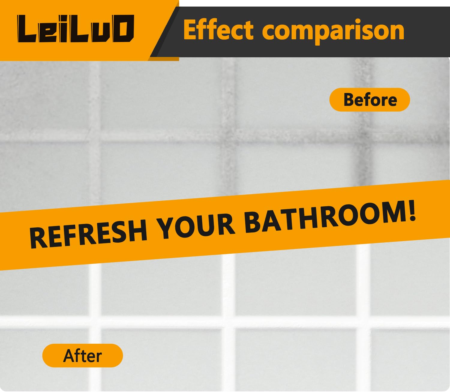 LEILUO Oscillating Multi Tool Blades 5 Pack Diamond Multitool Blades for Grout Removal Fit DeWalt Milwaukee Makita Ryobi and More
