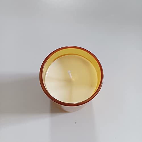 Kuooi- Perfumed candles,Sea Salt and Amalfi Lemon Perfumed Plant Based Wax Candle 7.7 Ounces
