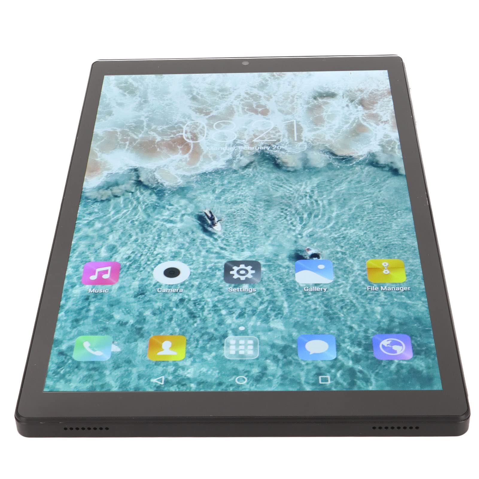 Rosvola Calling Tablet, Front 2MP Rear 5MP Dual Cards Dual Standby 10.1 Inch HD Tablet 100-240V for Amusement for Android 12 (US Plug)