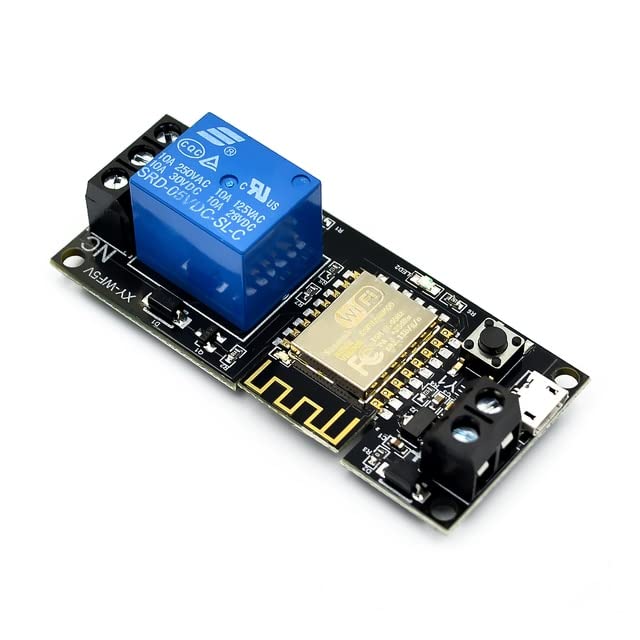 Printer Accesstories 1 pcs Sinilink WiFi Mobile Phone Remote Control Relay Module DC5V Smart Home Phone APP ESP-12F XY-WF5V - (Color: ESP-12F)