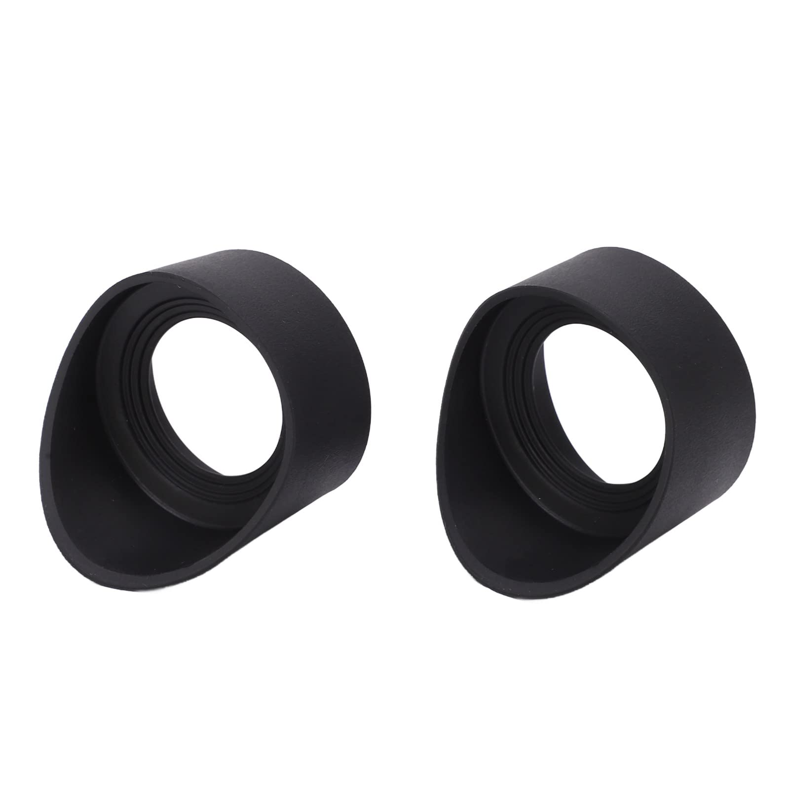 PUSOKEI 2pcs Microscope Eyepiece Eyeshields,Professional Collapsible Eyepiece Eyecups,Eye Guards Eyepiece Cover Stereo Microscope Accessory