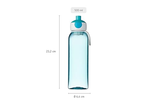 Mepal Rosti Campus Water Bottle 500 ml Plastic / Pin 6.4 x 7 x 22.2 cm
