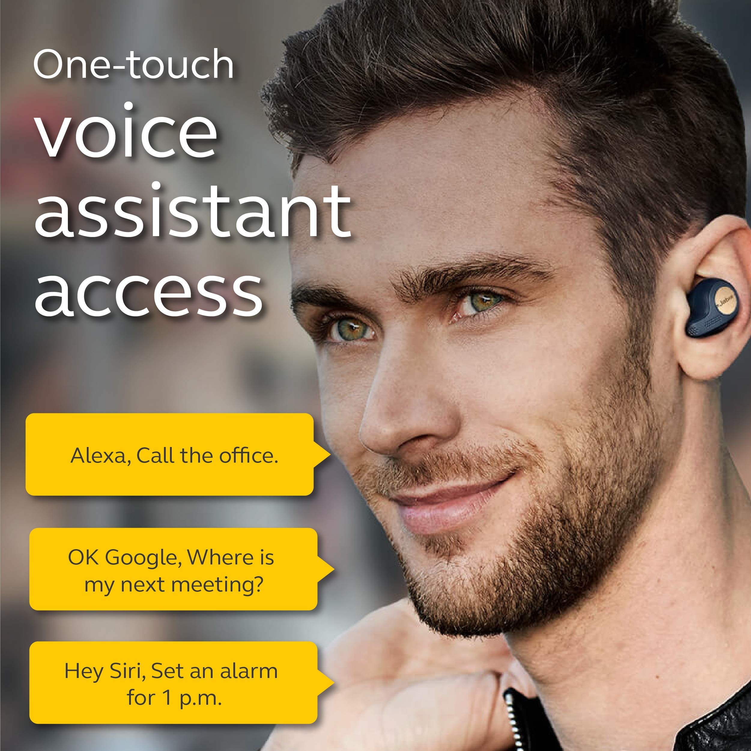 Jabra Elite Active 65t Earbuds β True Wireless Earbuds with Charging Case, Copper Red β Bluetooth Earbuds with a Secure Fit and Superior Sound, Long Battery Life and More (Renewed)