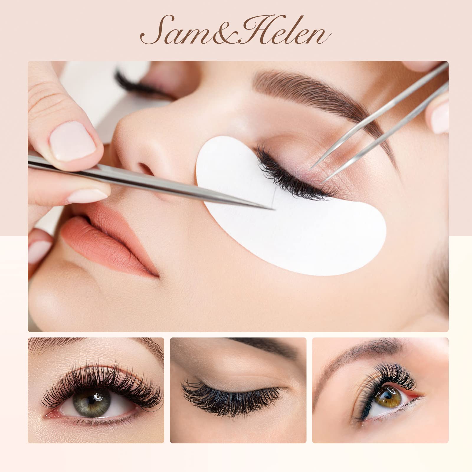 Premade Fans Eyelash Extensions 8D/10D 0.07 C/D Mixed Lengths 8-15mm 400 Fans XL Tray Pointy Base Promade Individual Lashes Extension(10D 0.07C 8-15MM)