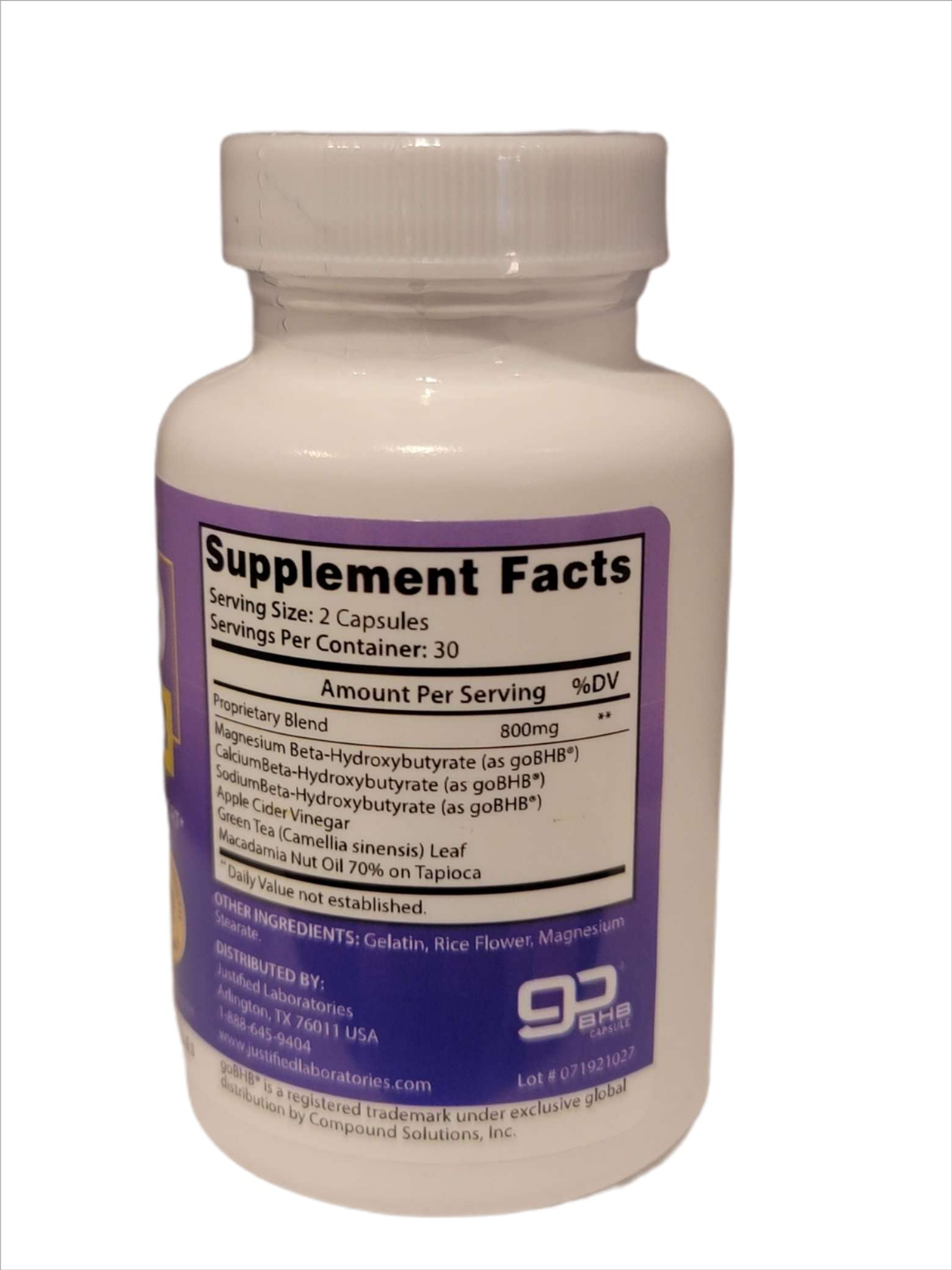 Keto Pure BHB Pills Advanced BHB Ketogenic Supplement Real Exogenous Ketones Ketosis for Men Women 60 Capsules 2 Bottles
