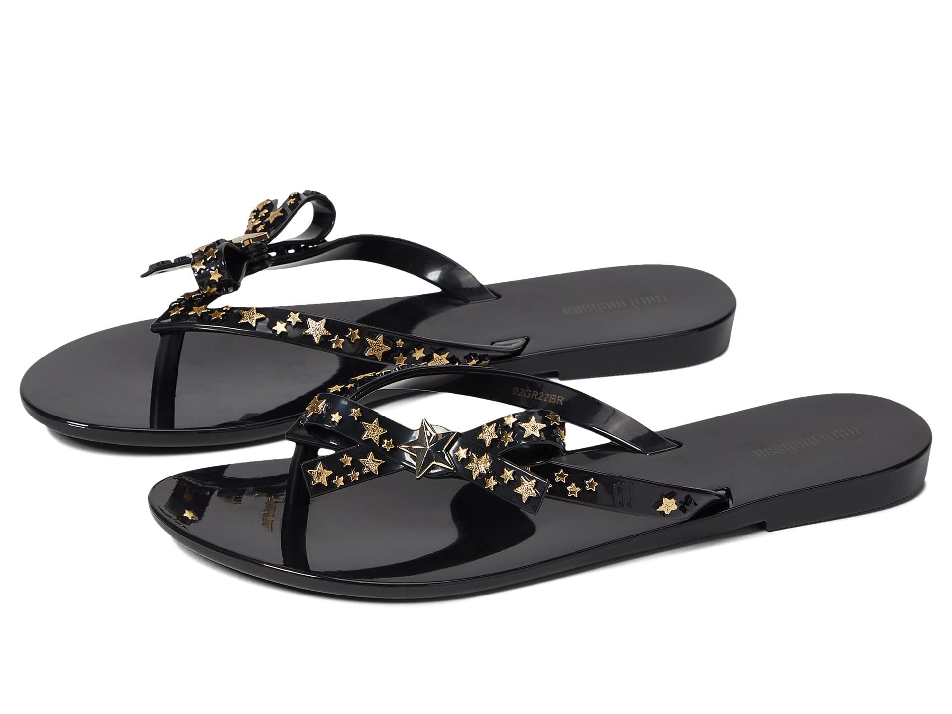 mini melissa Girl's Harmonic Stars (Little Kid/Big Kid) Black 12 Little Kid M