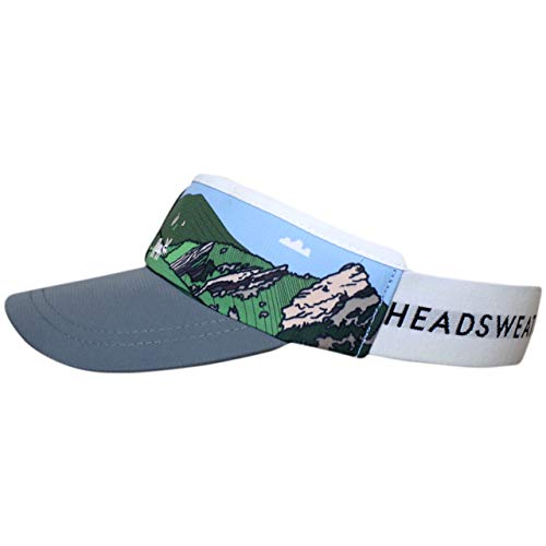 Headsweats Women's Standard Lightweight Performance Running Visor for Men Bigfoot, Bf Baxter, One Size