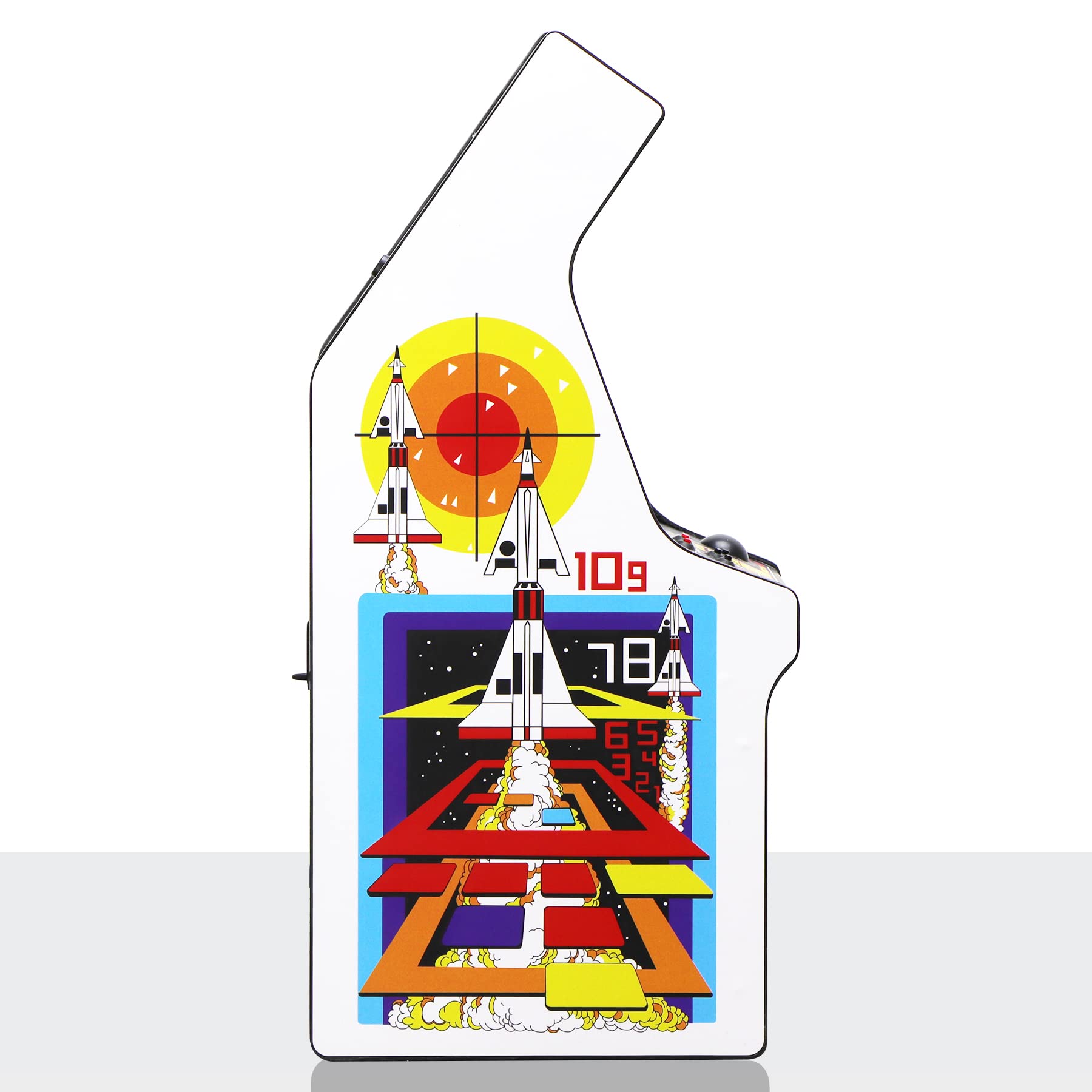 New Wave Toys Missile Command x RepliCade, Field Test Edition - Playable Video Game Arcade Cabinet 1/6 Scale 12.8 Inch with Trak-Ball XL & CRT FX Screen Lens