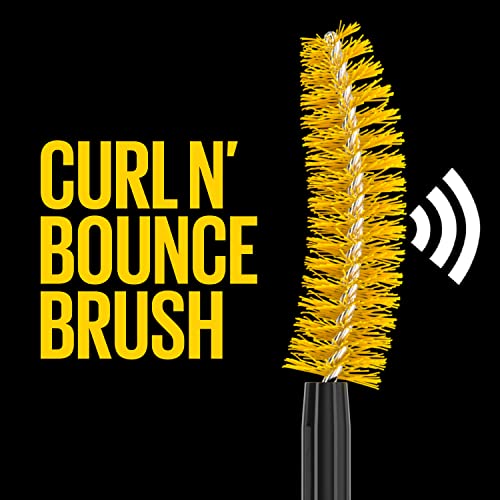 Maybelline Volum' Express Colossal Curl Bounce Washable Curling Mascara, Blackest Black, 1 Count
