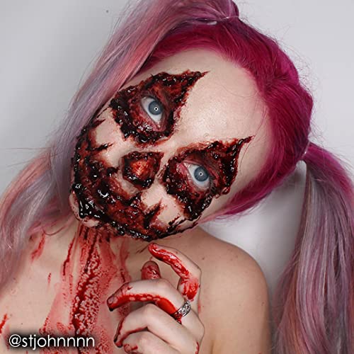 Mehron Makeup Coagulated Blood | Fake Blood Makeup | SFX Makeup for Halloween | 0.5 oz (14 g)