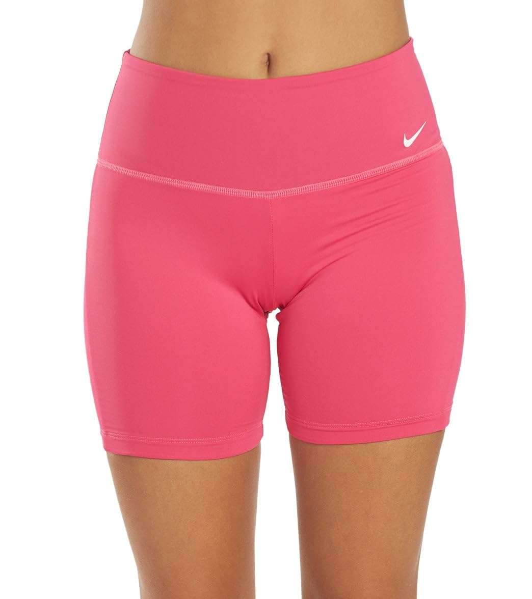Nike Essential 6" Kick Shorts (as1, Alpha, m, Regular, Regular, Pink Prime, Medium)