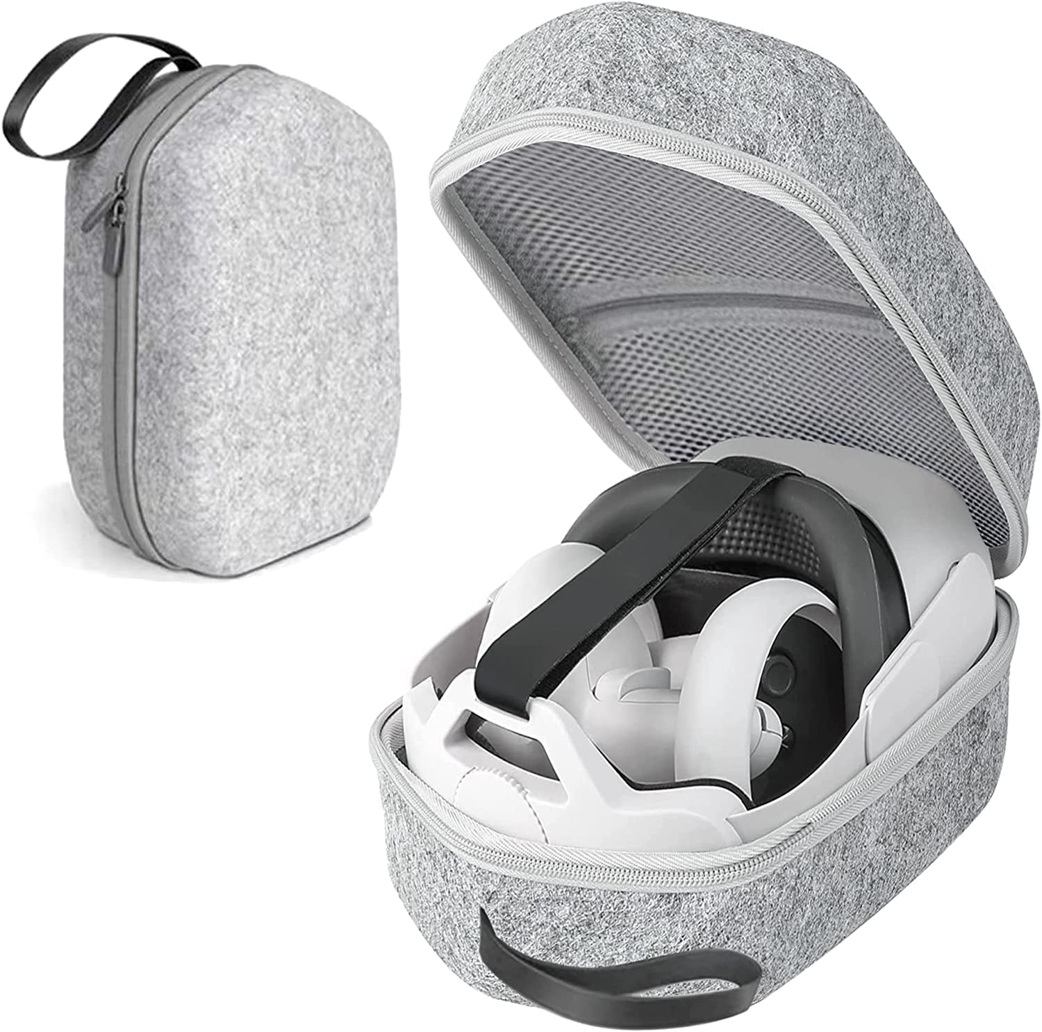 New World Storage Bag Case for Meta Oculus Quest 2 ,Hard Carrying Case Compatible with Oculus Quest 2 Basic/Elite Version VR Gaming Headset and Touch Controllers Accessories,