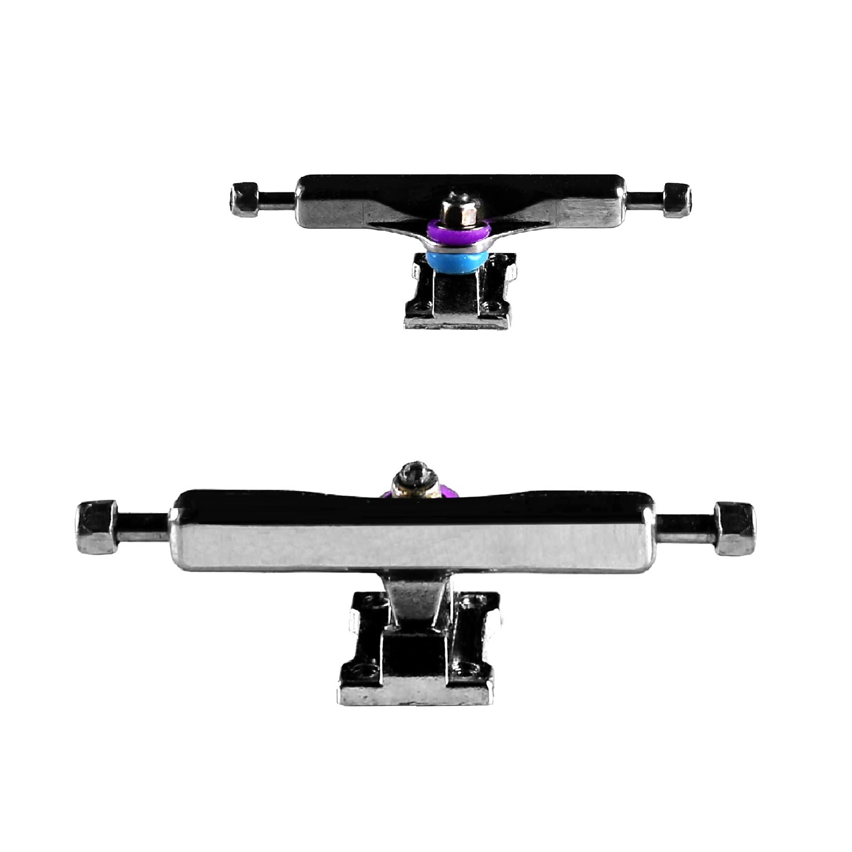 NOAHWOOD Wooden (35X97mm Deck) Fingerboards (Noah Team 10S PRO Hand Mould Made Short Nose Short Tail Deck)(+34mm Old School King Silvery Trucks)(+NW Handmade Logo PRO Wheels ii) (Millipede)
