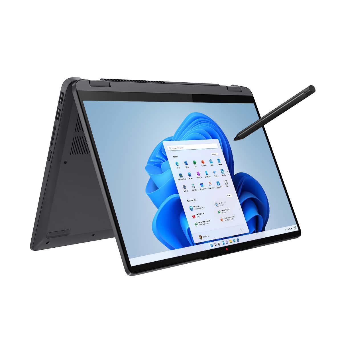 LENOVO Flex 5 2-in-1 Laptop 2023, 14" 2.8K OLED Touchscreen, 12th Intel i7-1255U 10-Core, Iris Xe Graphics, 16GB RAM 512GB SSD, Thunderbolt 4 Wi-Fi 6 Backlit KB FP Reader, Win 11, COU 32GB USB and Pen
