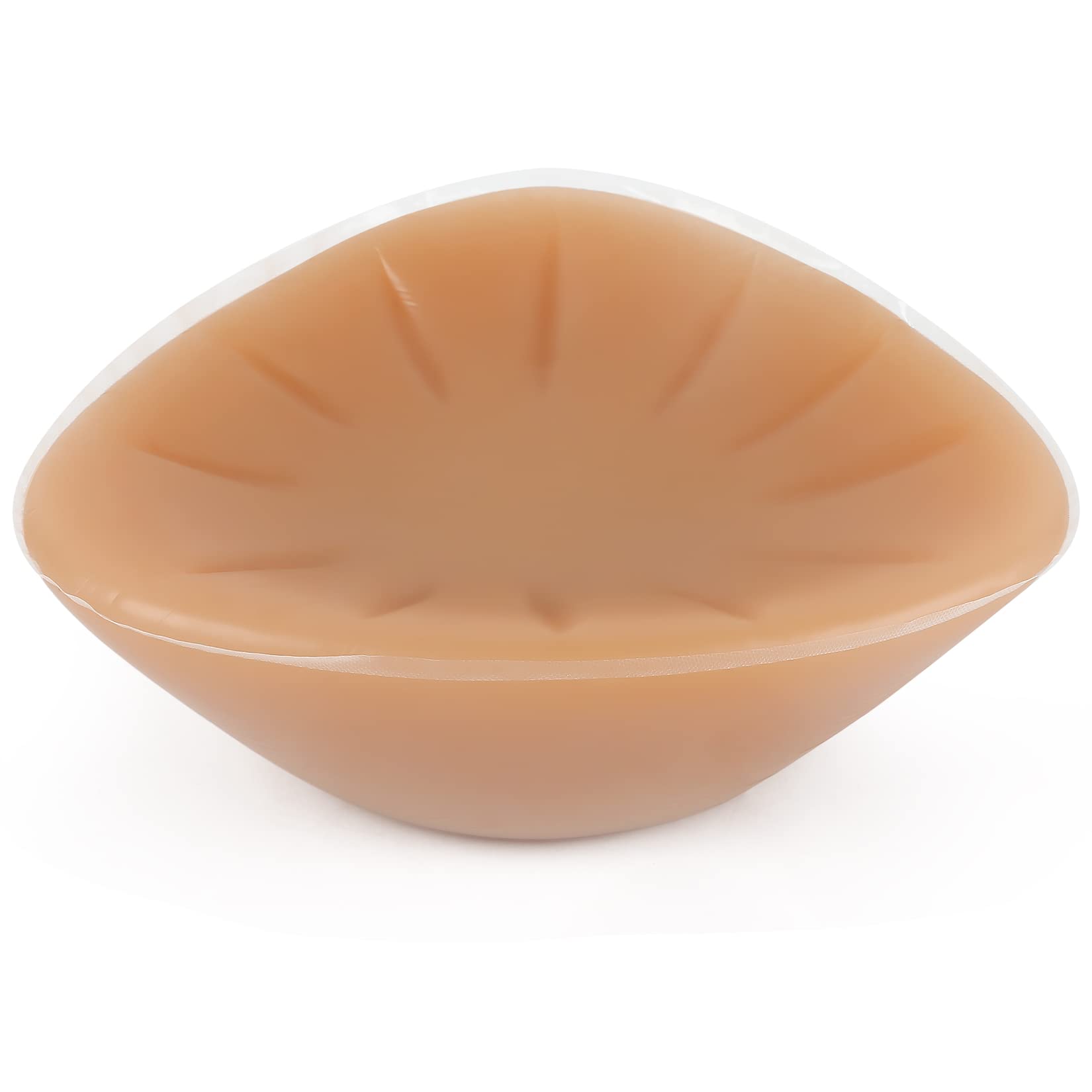 IVITA One Pair AA Cup Concave Design Triangle Silicone Breast Forms for Mastectomy Prosthesis Crossdressers Bra Enhancer Inserts