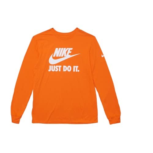 Nike JUST DO IT Graphic Long Sleeve Cotton T Shirt Athletic Fit (as1, alpha, x_l, regular, regular, XX-Large)