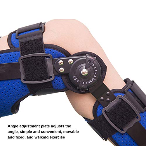 Leg Brace, Adjustable Knee Brace Knee Joint Meniscus Support Adjustable C‑shaped Support for Leg Injury for Deformity Correction(S, Left leg)