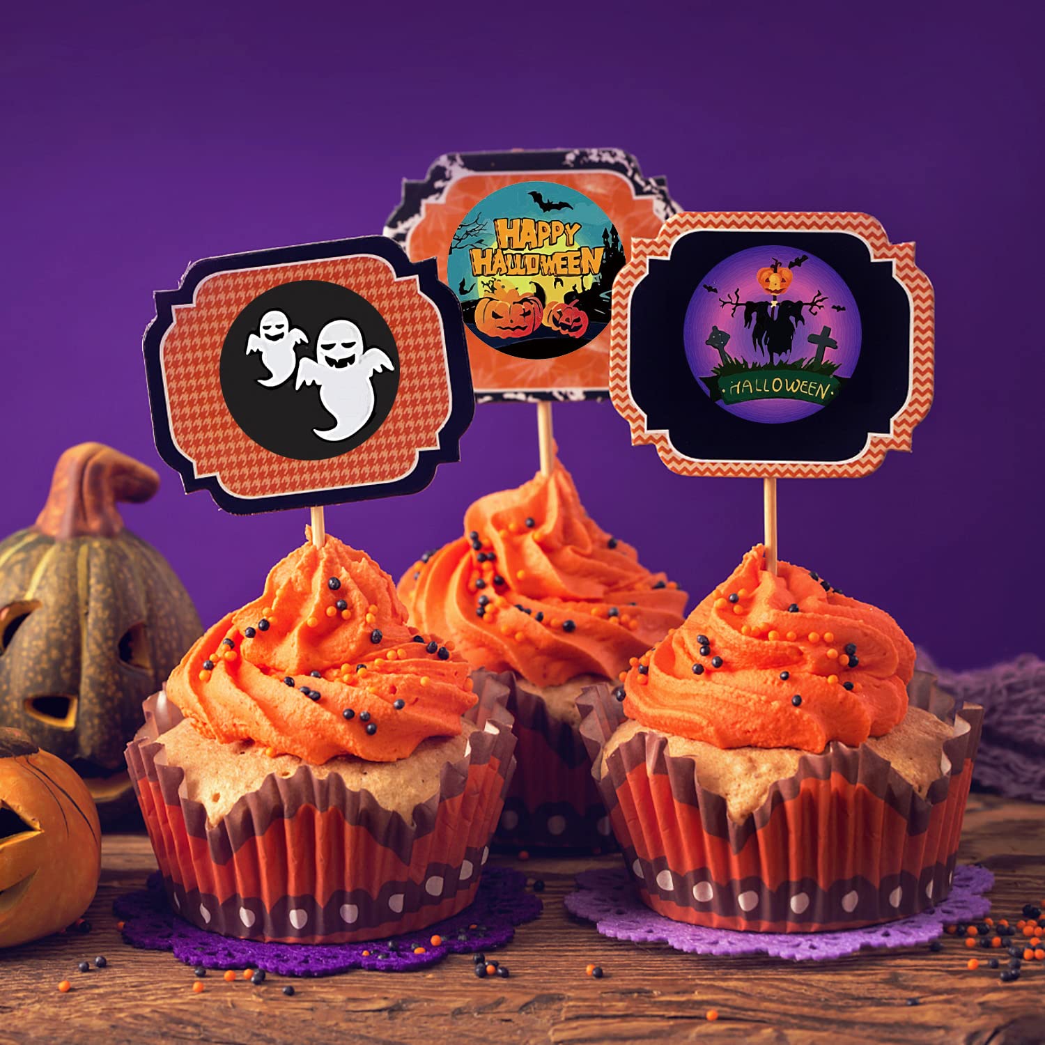 Partywind 1500 PCS Halloween Stickers for Kids, 3 Rolls Self Adhesive Halloween Sticker Rolls with Pumpkin Ghost for Birthday Party Decorations, Cute Halloween Holiday Labels