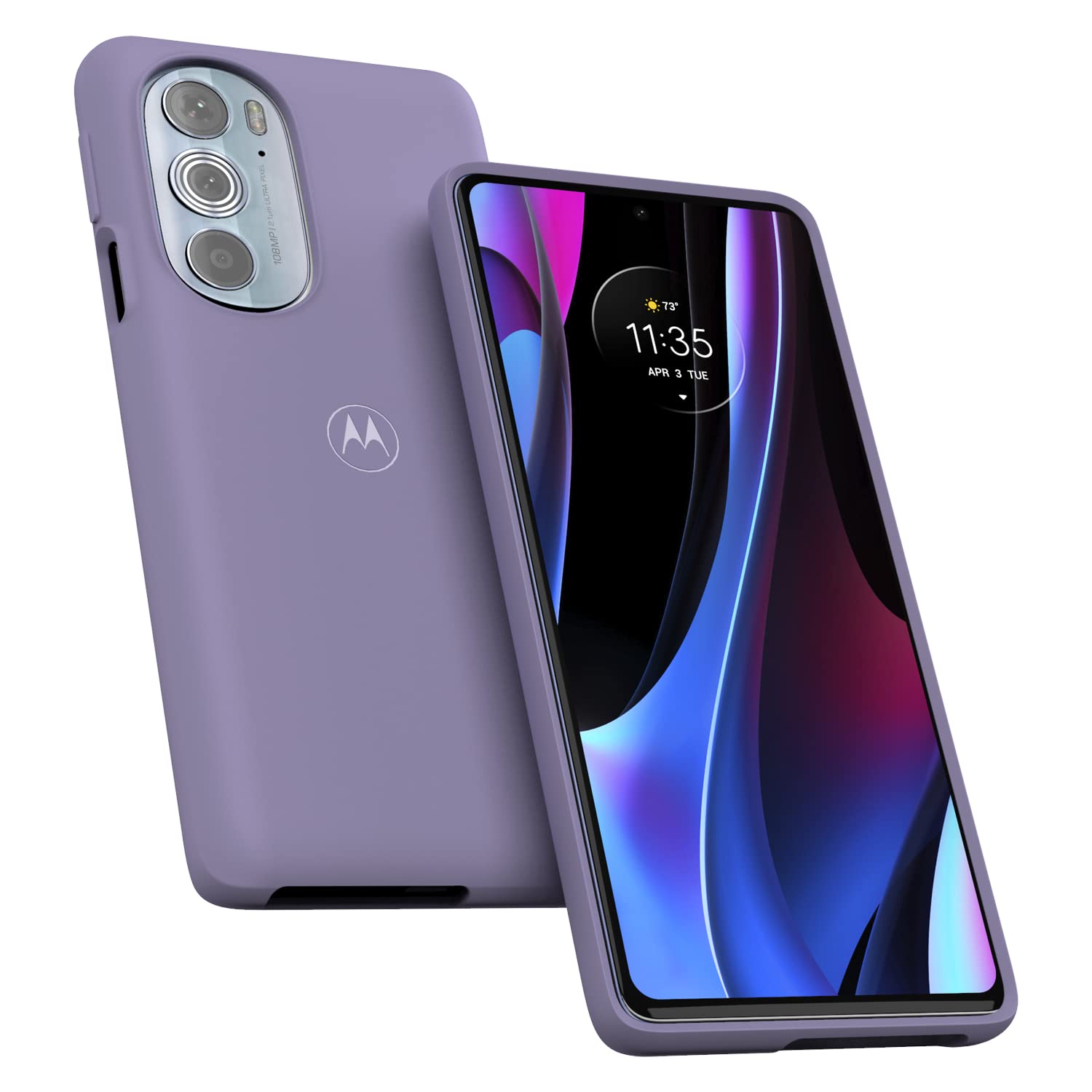 Motorola Edge+ (2022) Protective Case- Daybreak Light Purple Precision fit, Stylish Shock Absorbing Phone Cases [NOT for Edge+ 2020/Edge+ 2023, Edge 2021/Edge 5G UW 2021, & Edge 2022]