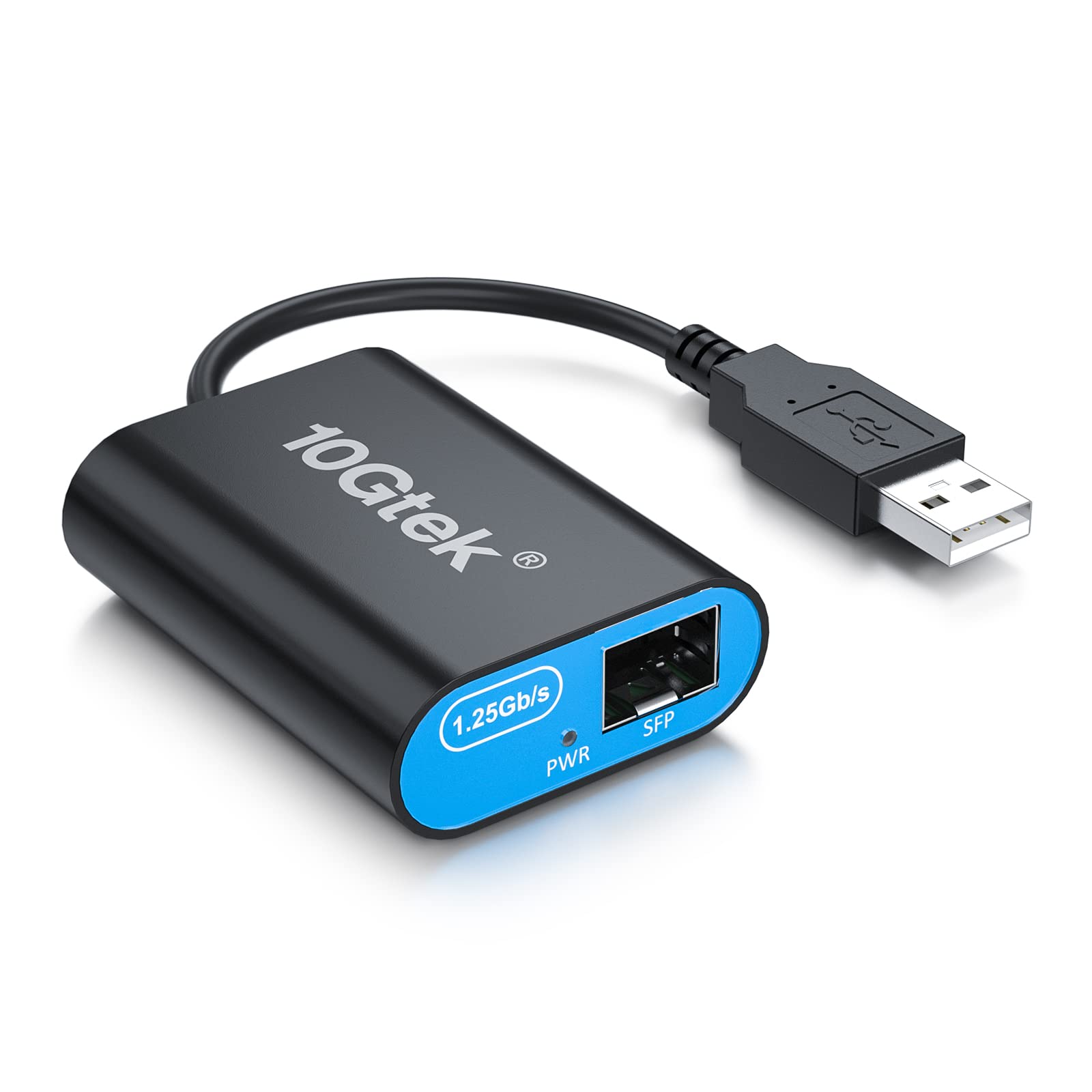 Pack of 2, USB3.0 to SFP Gigabit Ethernet Adapter, with a 1.25G SFP Module, 20-km