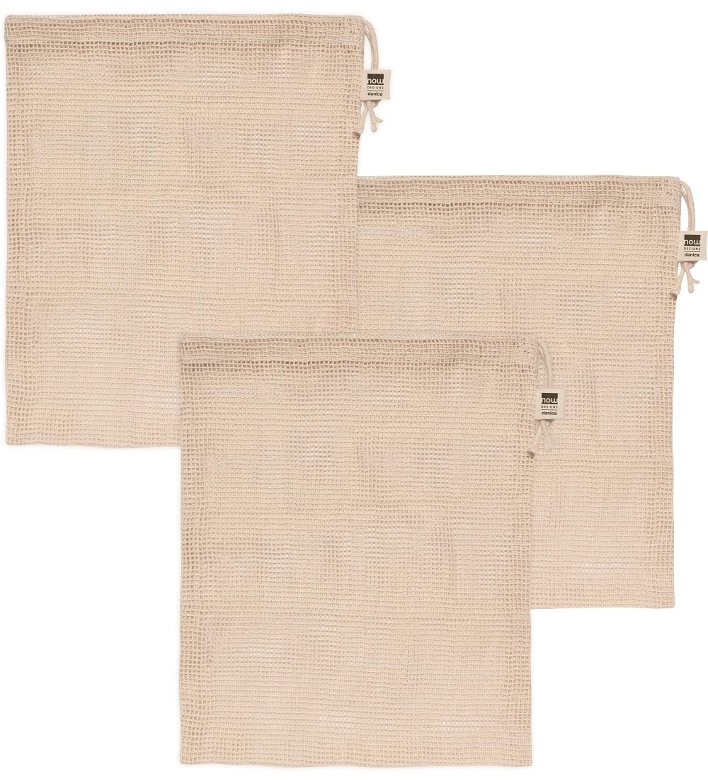 NOW DESIGNS Le Marche Natural Produce Bags, 3 CT