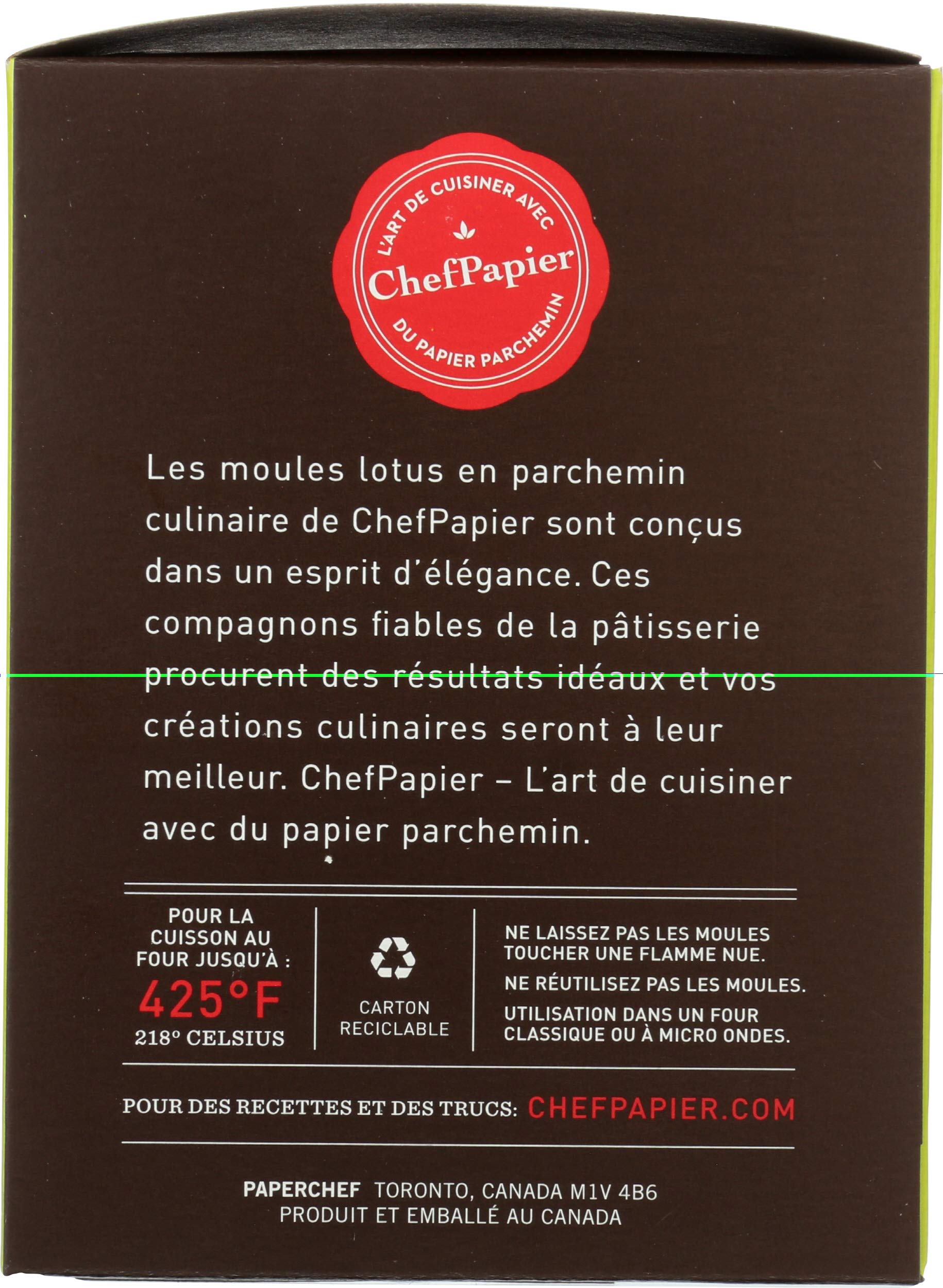 Paper Chef Parchment Cup Lotus 12 Count (Pack of 6)