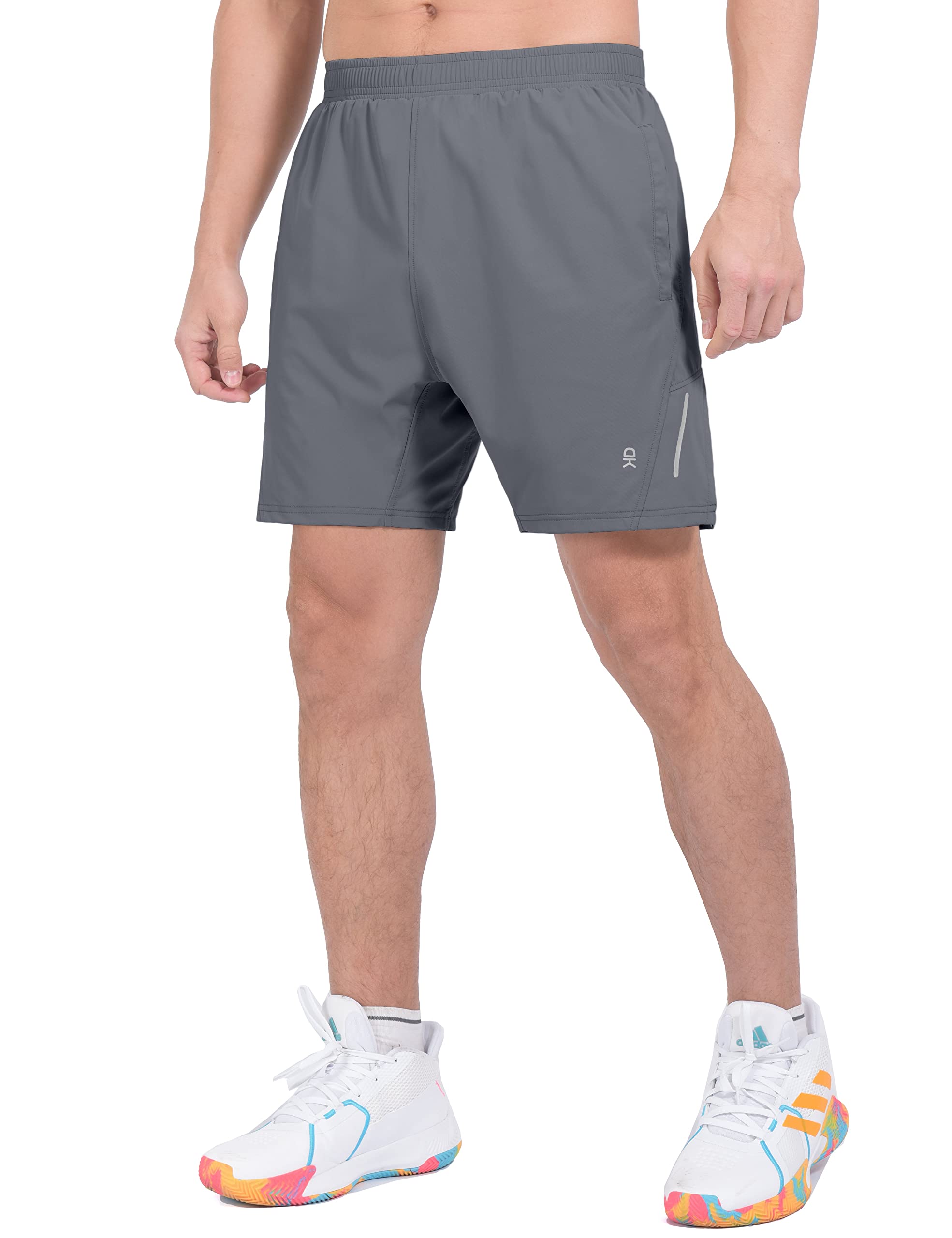 Little Donkey Andy Men's Workout Running Shorts Lightweight Athletic Shorts, Quick Dry, Breathable Shorts with Mesh Liner Vallarta Blue XL