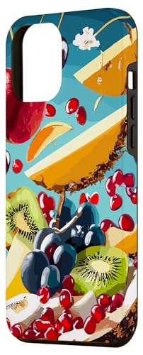 iPhone 14 Pro Max apples, grapes, mango, kiwi fruit, peaches, red cherries Case