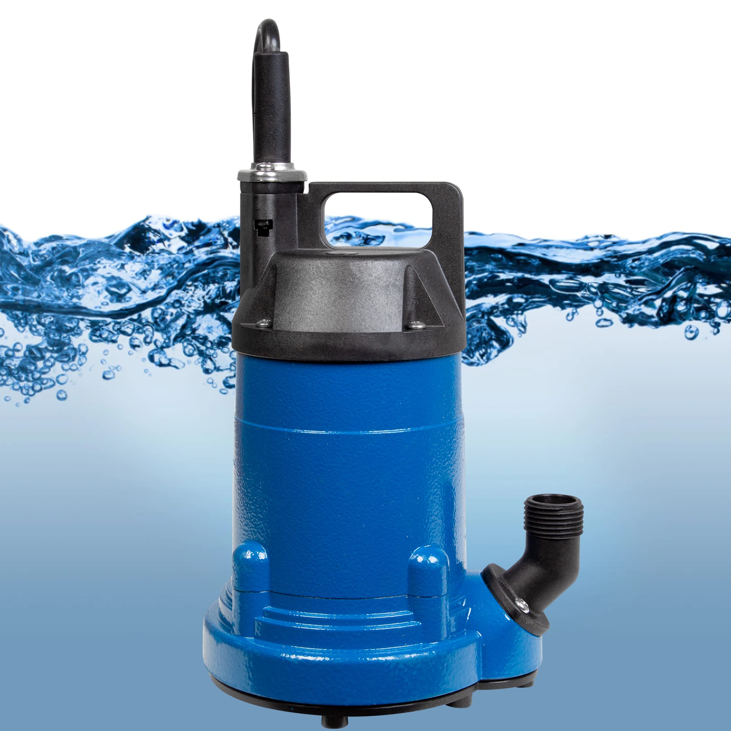 Little Giant Select Series LG-MPAU33 115 Volt, 1/3 HP, 2000 GPH Aluminum Multi-Purpose Pump with 10-Ft. Cord, Blue, 14942690