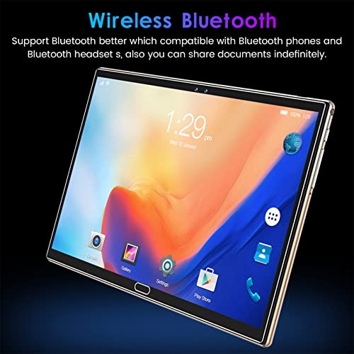 Qonioi Hd Tablet WiFi Bluetooth Android Voice Call Game Tablet,10 Inch IPS Display Screen,WiFi,2gb Ram+16gb ROM,4000mah,Android 5.1 System Excellent Performance, Stylish Appearance