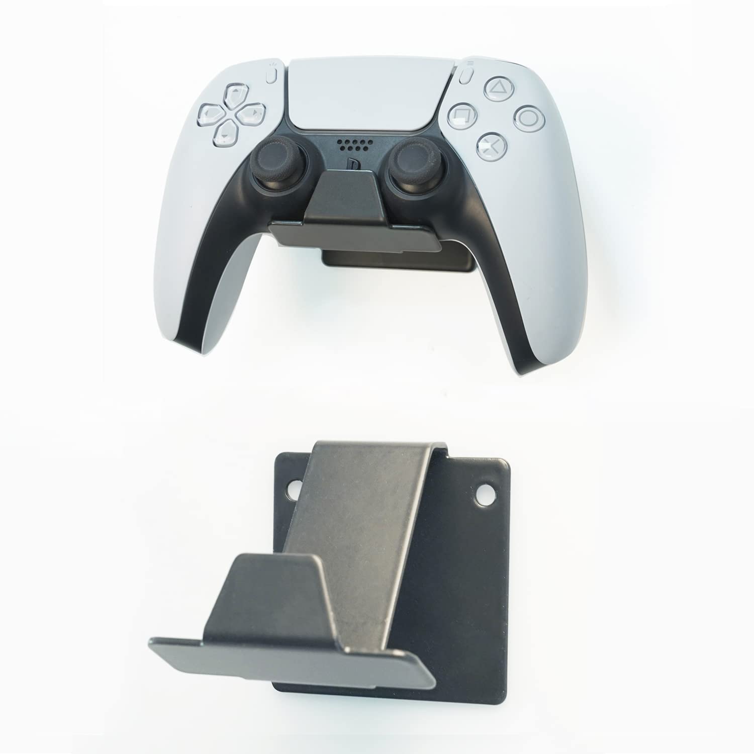 Monzlteck Universal Game Controller Wall Mount Holder for PS4/PS5/Xbox one/Switch Pro/Headset/Ring Fit Adventure,Solid Metal(One Pack)