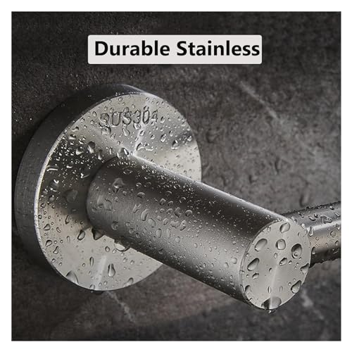 Towel Racks LOHXA Bath Towel Bar Single Bars Towel Rack Rod,Wall Mounted Towel Rail Stainless Steel Bathroom Towel Holder Toilet Kitchen Shower Towel Shelf Single Layer/Color/80Cm(Size:80Cm)