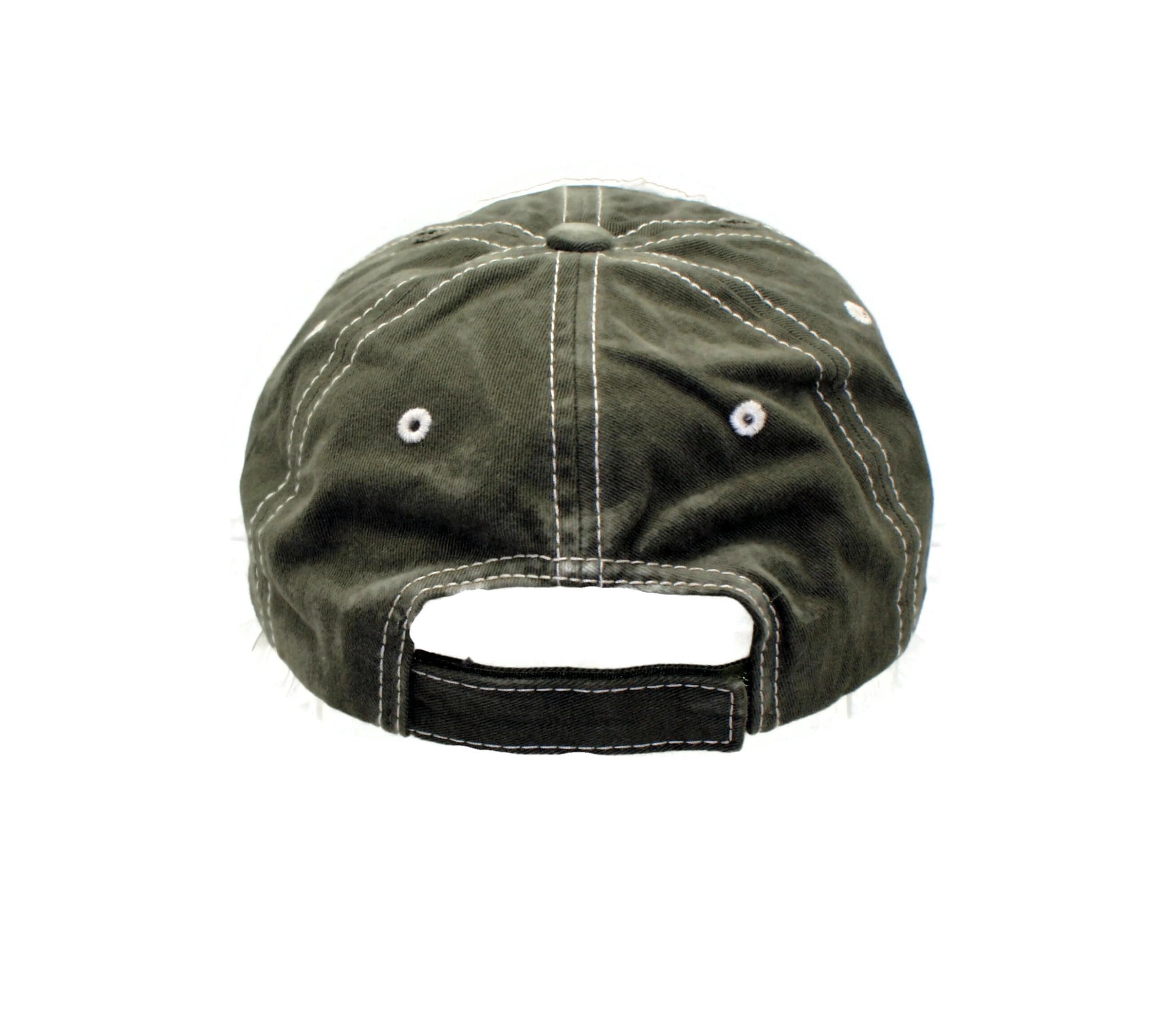 National Cap Hat - Hair - Don't Care Off Road Hat/Cap Cream, 7 3/8