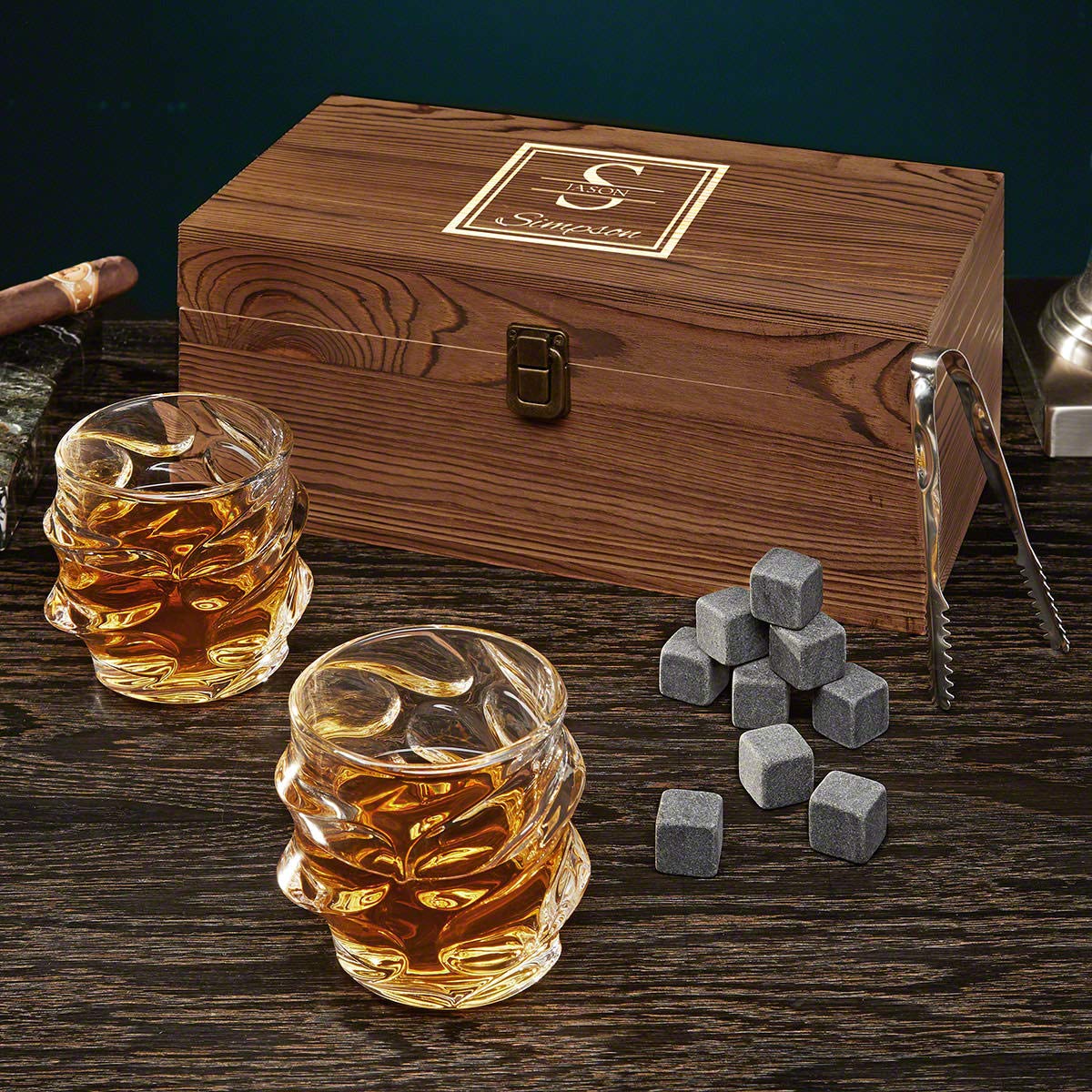Oakhill Personalized Whiskey Box Set (Custom Product)