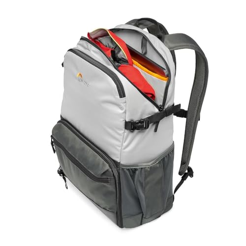Lowepro LP37238-PWW Truckee BP 250 LX Outdoor Camera Backpack, Fits 15 inch Tablet, for Compact DSLR/Mirrorless, for Sony, Canon, Nikon, 1-2 Lenses, Gimbal, Video Drone, DJI, Osmo, Mavic, Light Grey